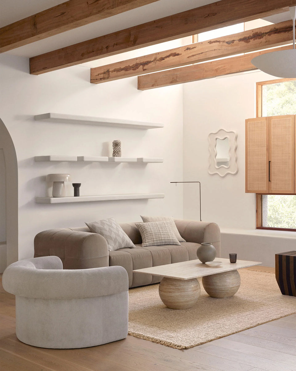 Puglia Polyester Floor Rug in Hemp by Weave Home – Weave Home New Zealand